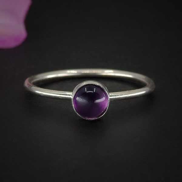 Gemstone Stacking Rings - Etsy