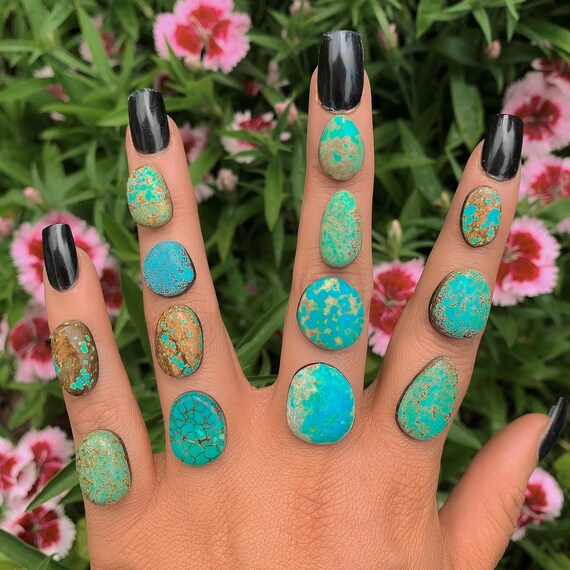 Your Custom Number 8 Turquoise Ring Sterling Silver Made | Etsy
