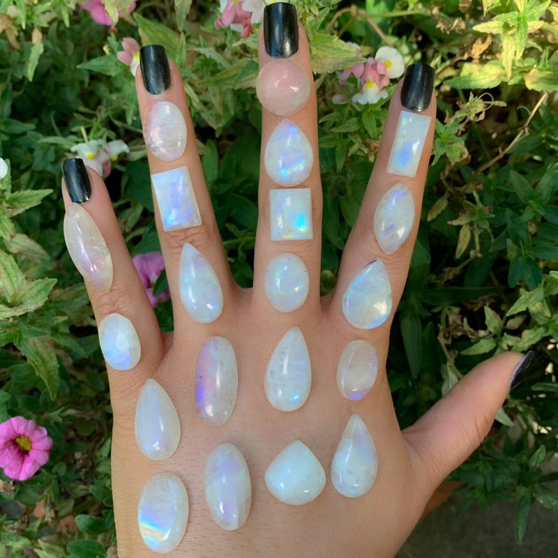 Large Moonstone Ring - Etsy