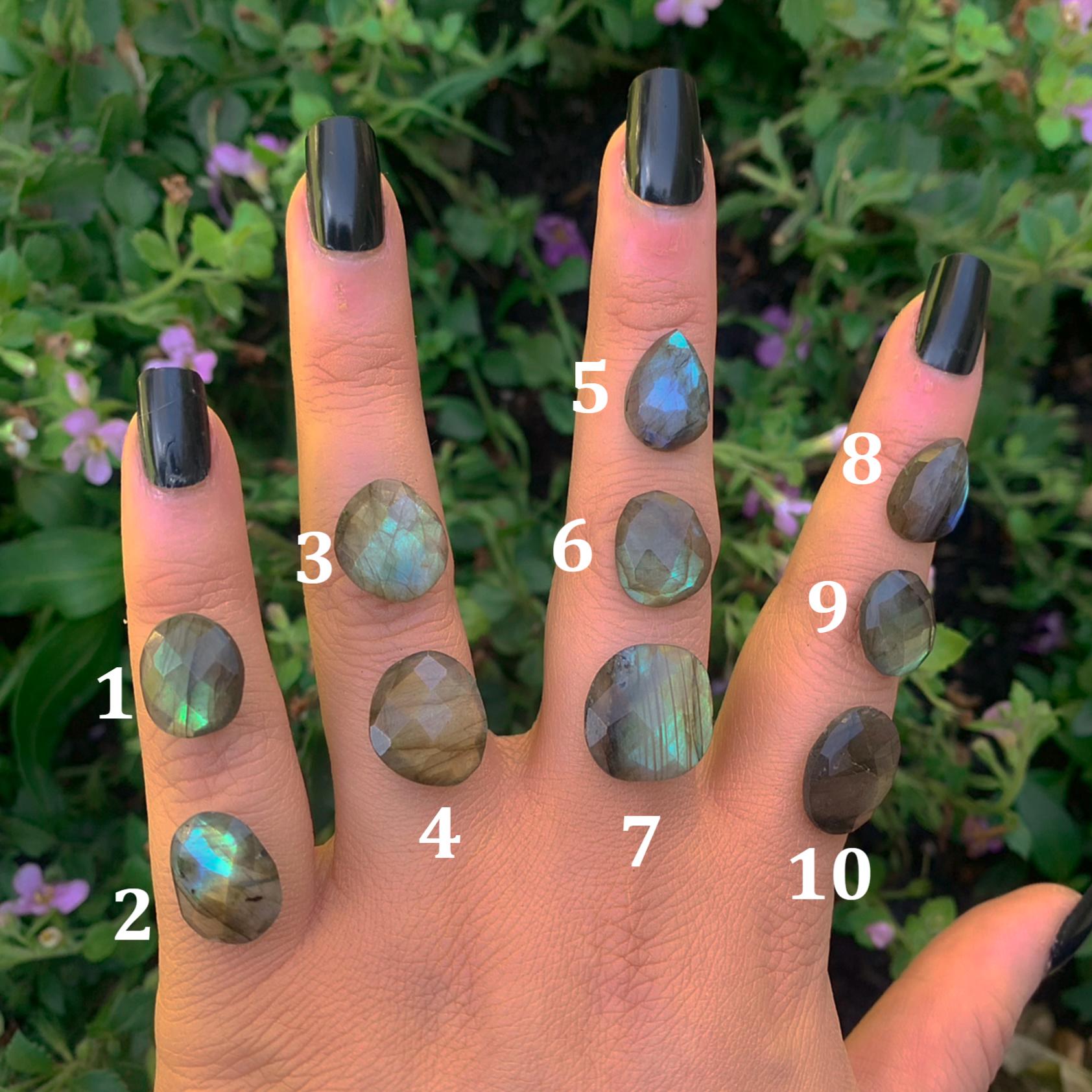 Your Custom Faceted Labradorite Ring - Sterling Silver - Made to Order ...