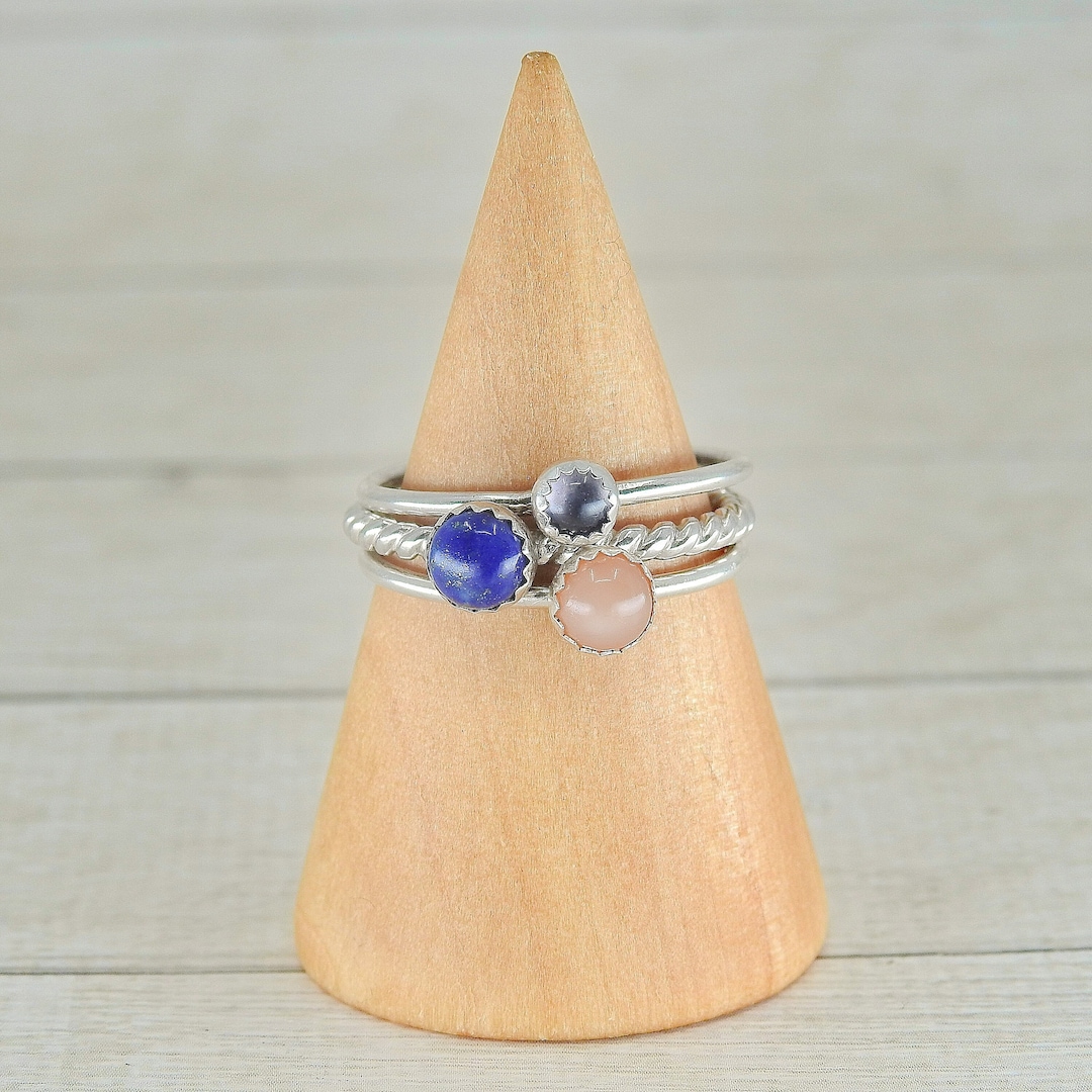The Calliope Ring Stack of Creativity- Sterling Silver - Made to Order ...