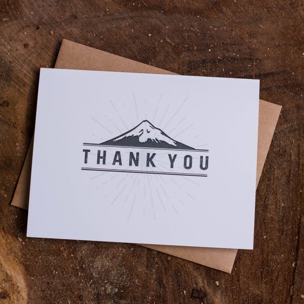 Beachy Thank You Card - Etsy