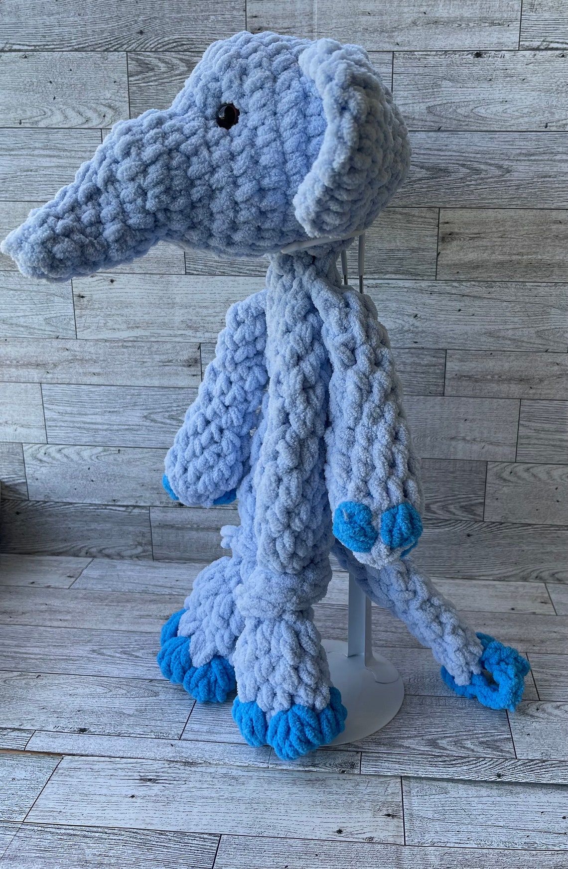 Stuffed Lovey Toy Crochet Amigurumi Children Snuggle Baby Shower Soft ...