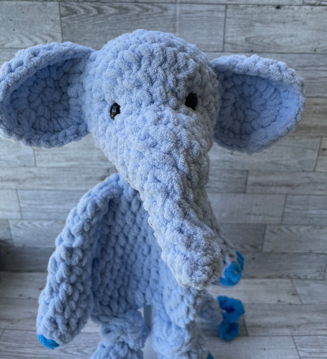 Stuffed Lovey Toy Crochet Amigurumi Children Snuggle Baby Shower Soft ...