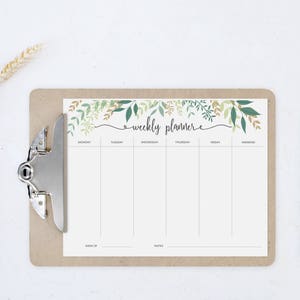 Paper & Party Supplies Weekly Planner featuring Botanical Bee Calendars ...