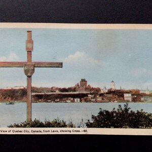 2 Vintage Canadian Postcards, 1940s Photo Postcard, Vintage Quebec ...