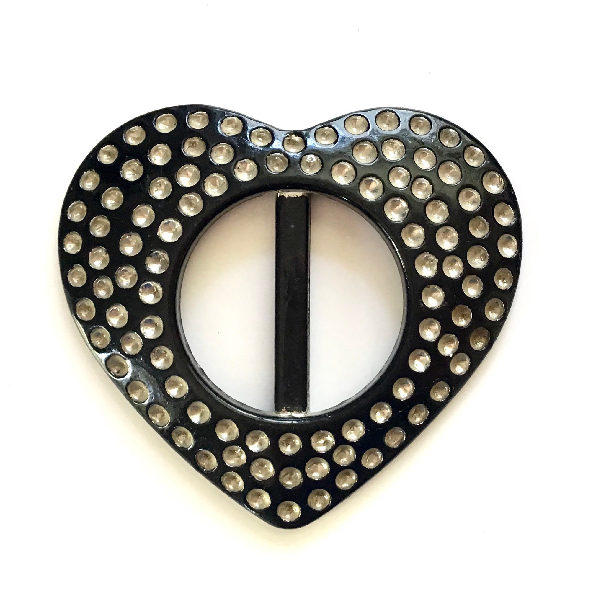 Heart-shaped Buckle Slide Vintage Buckle for Women 3 Heart - Etsy