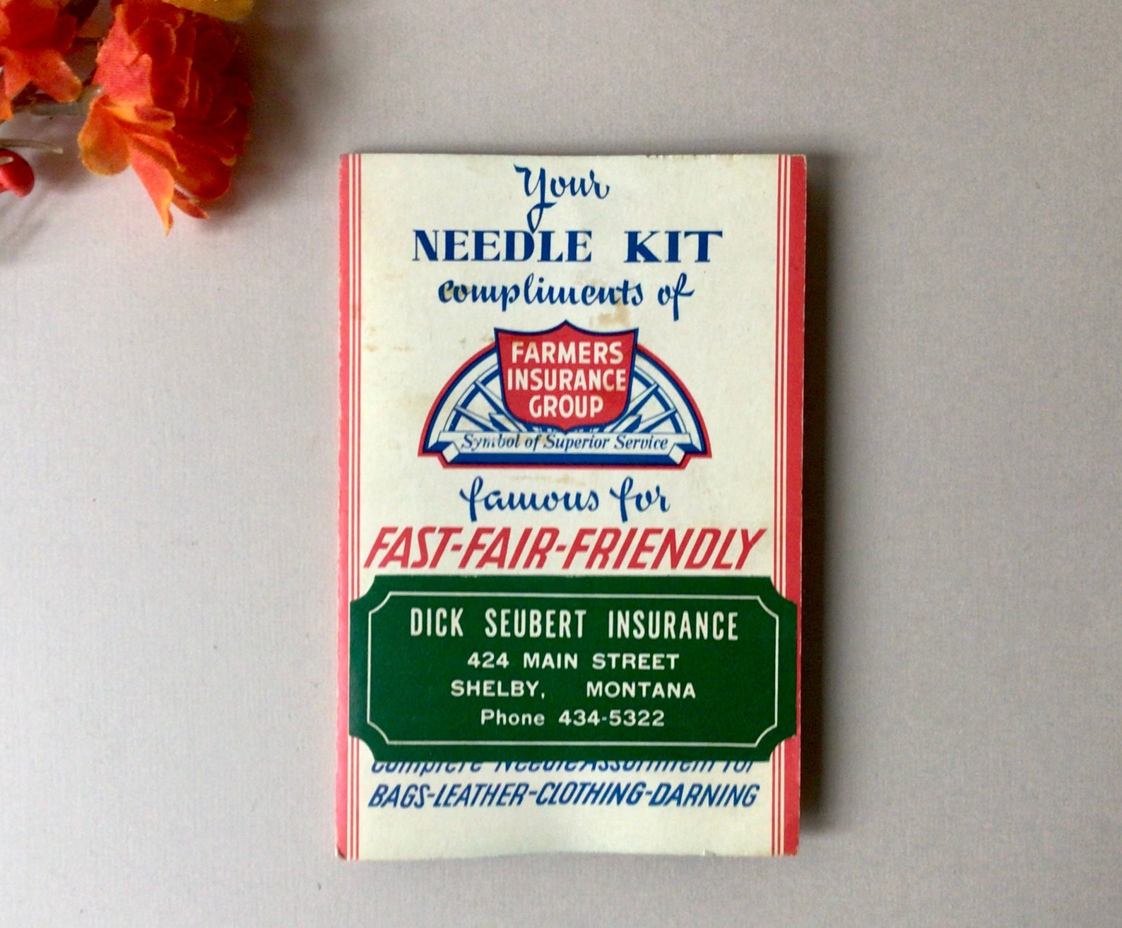 Vintage Needle Book Vintage Sewing Needles Retro Sewing Kit - Etsy