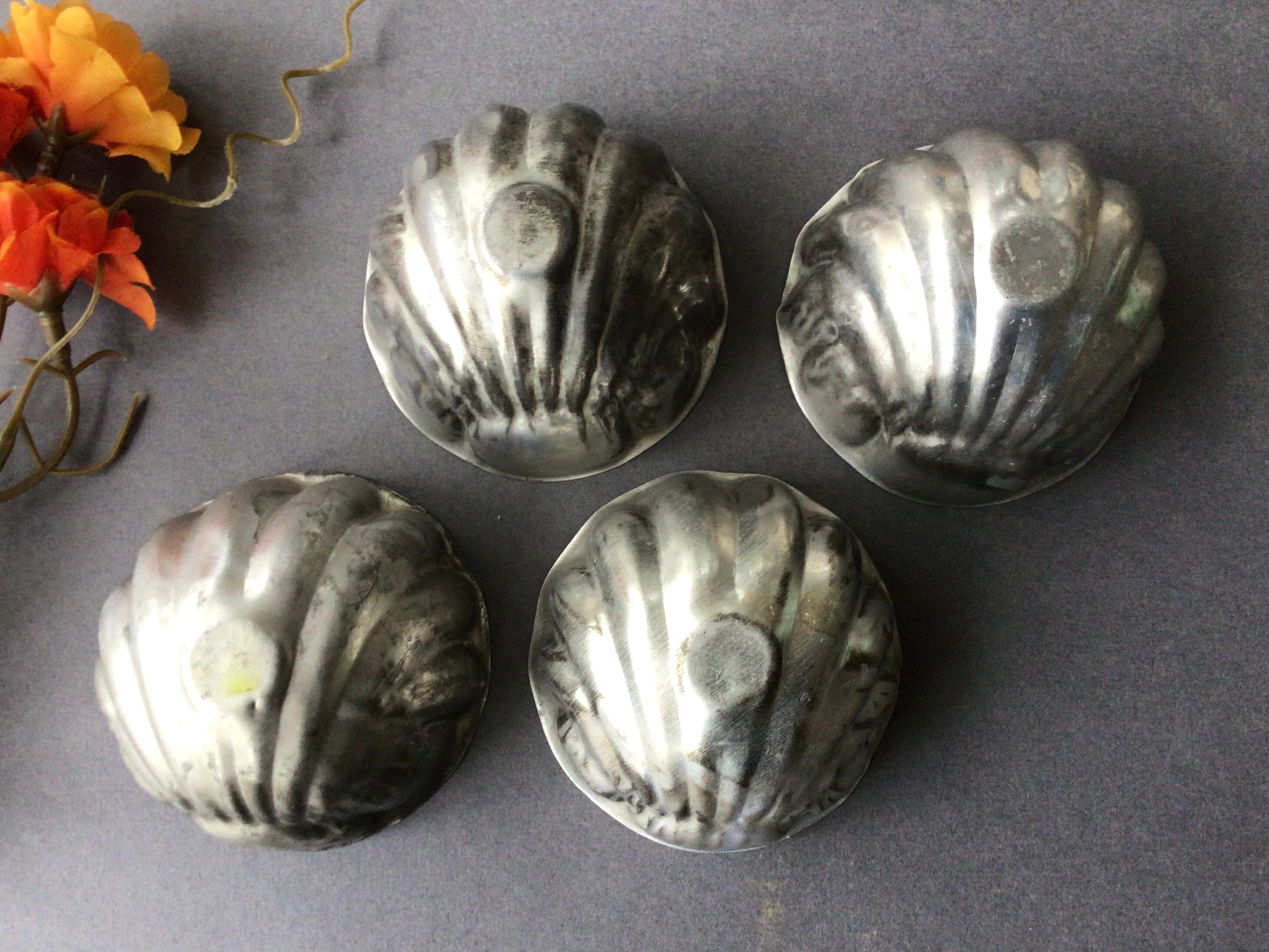 4 Antique Cake Pans 2.5 Vintage Cake Molds Vintage | Etsy