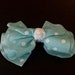 80s Polka Dot Hair Bow Clip Vintage Fabric Hair Clip 5 - Etsy