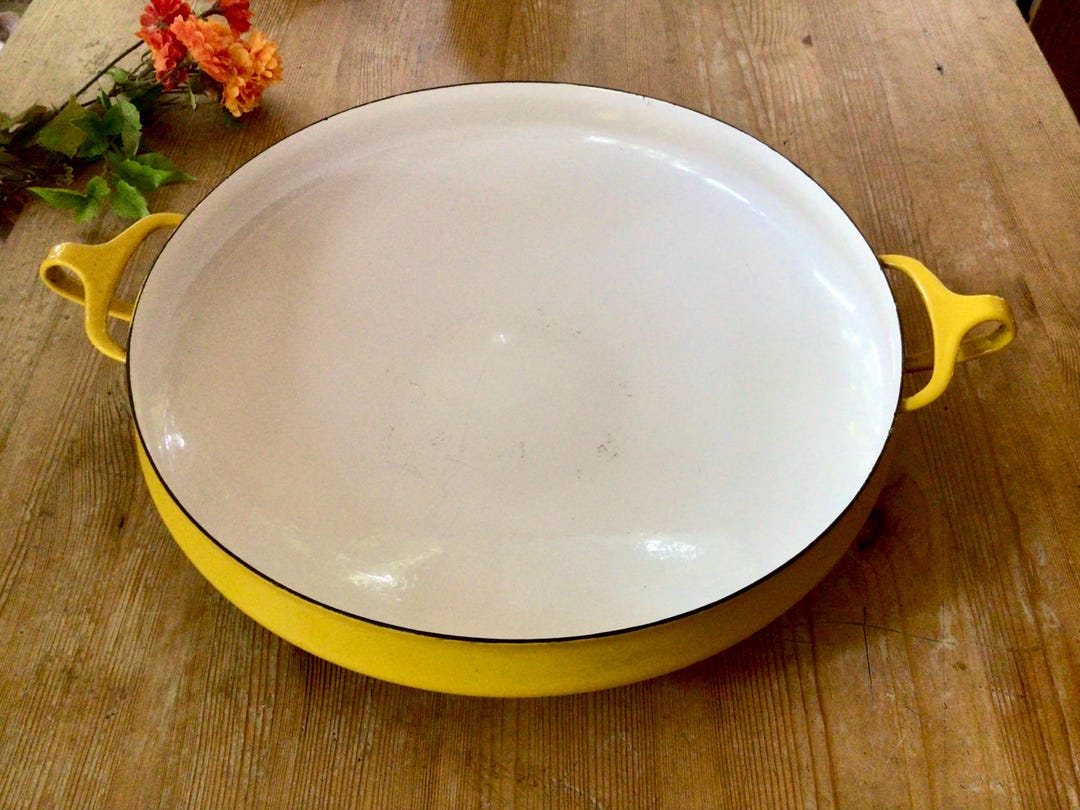 Vintage Dansk Paella Pan, Kobenstyle Enamelware 13 Buffet Server, Made ...