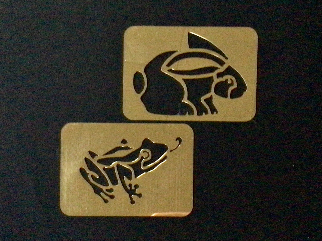 Brass Stencil Set, Embossing and Embellishing Stencil With Mold Sizzix ...