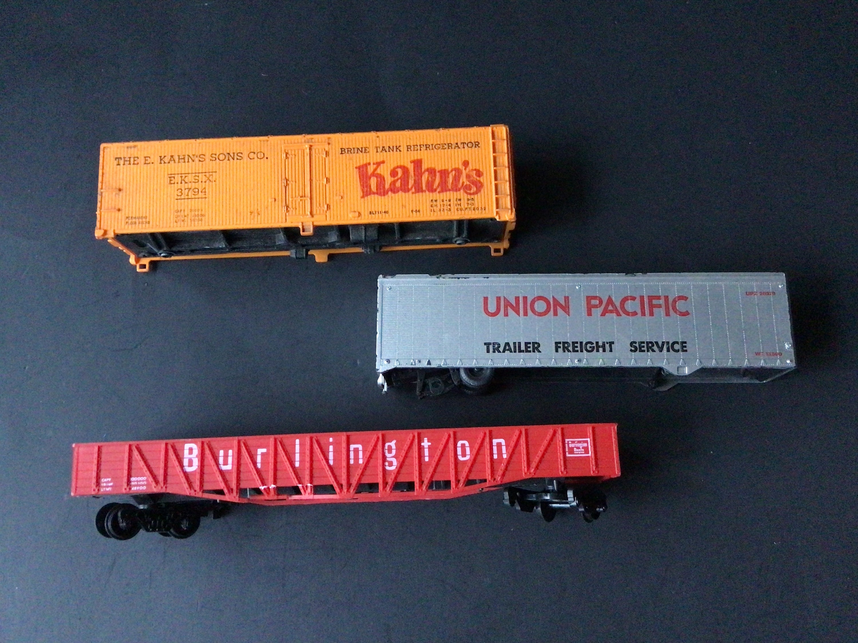 Vintage HO Scale Box Car for HO Model Train Burlington - Etsy