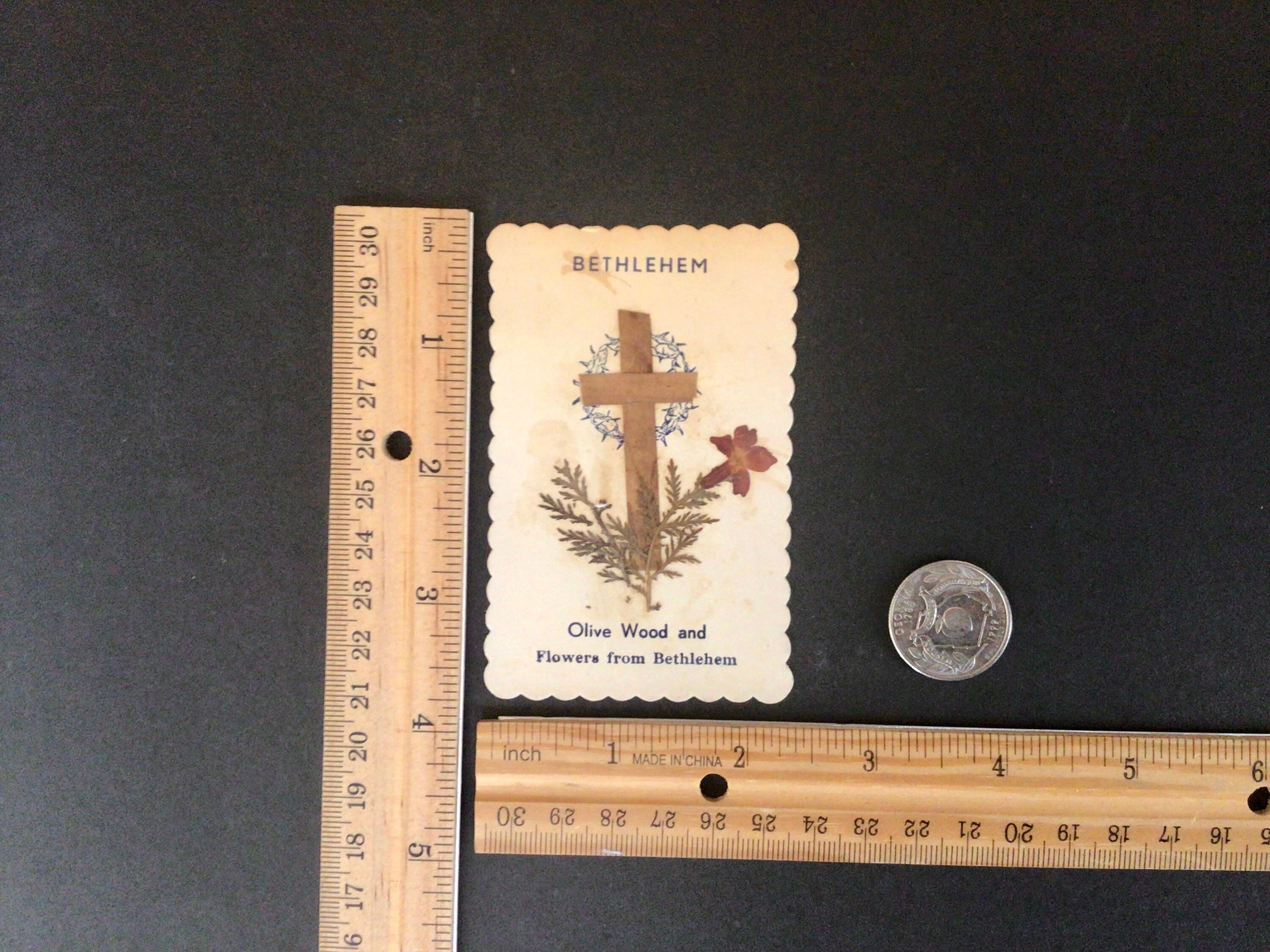 Antique Holy Card Bethlehem Catholic Prayer Card Holy Flower - Etsy