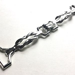 Silver Belt Buckle Clasp Long Metal Buckle Slide Craft - Etsy