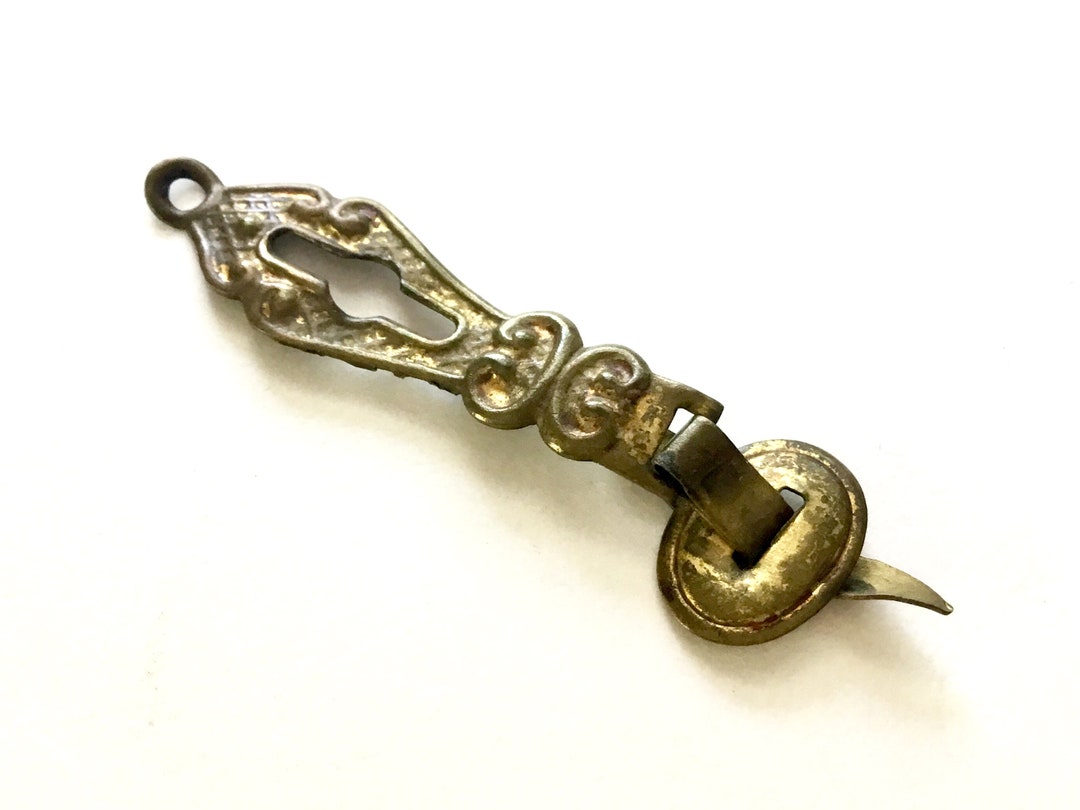 Antique Keyhole Plate, French Victorian Hardware, Vintage Lock Plate ...