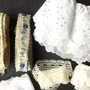 Assorted Lace Trim Ribbon Scraps Pack Scrap for Crafting, Destash ...