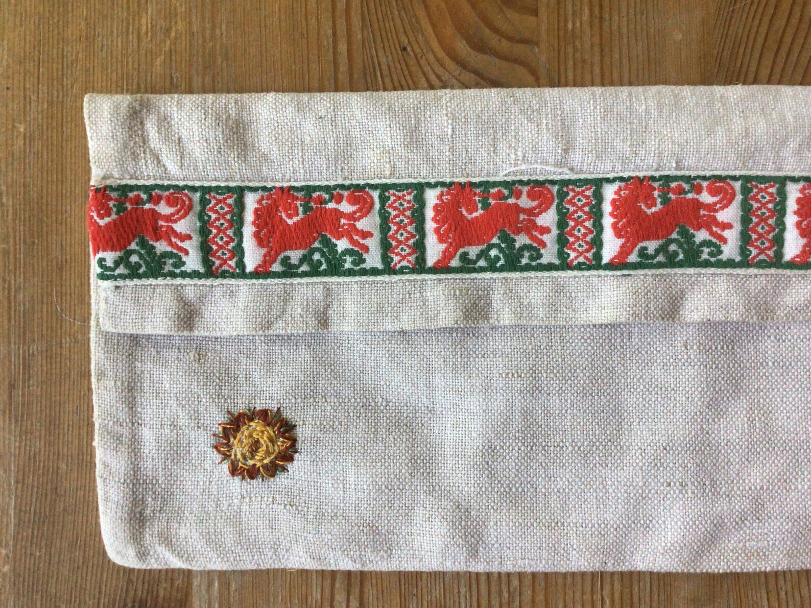 Vintage Handkerchief Envelope Embroidered Tissue Holder for - Etsy