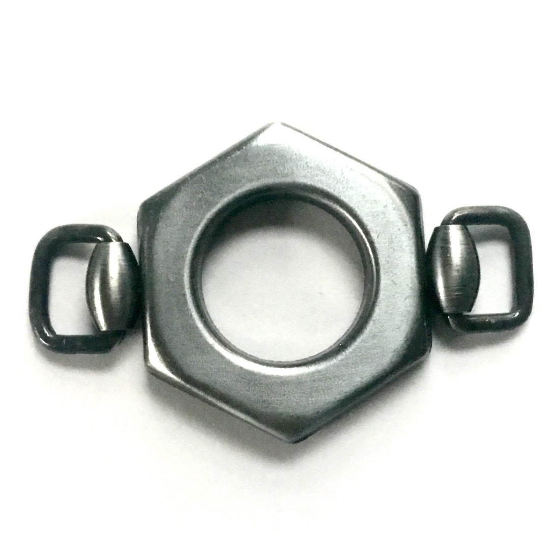 Vintage Belt Buckle Connector, Metal Component, Buckle Findings, Metal ...