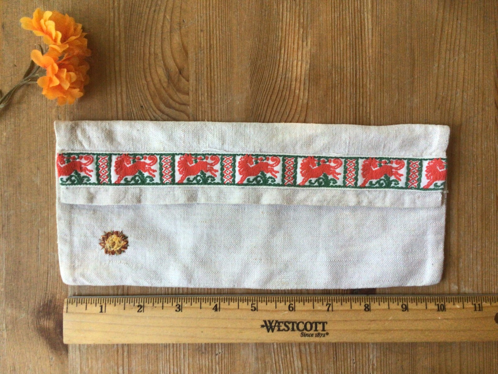 Vintage Handkerchief Envelope Embroidered Tissue Holder for - Etsy