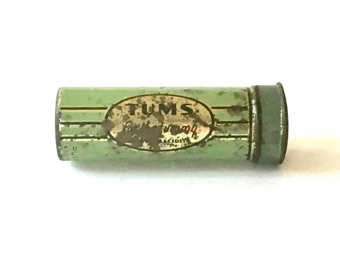 Vintage Tums Tin, 1930s Tins for Collectors, Medical Mementos Drug ...