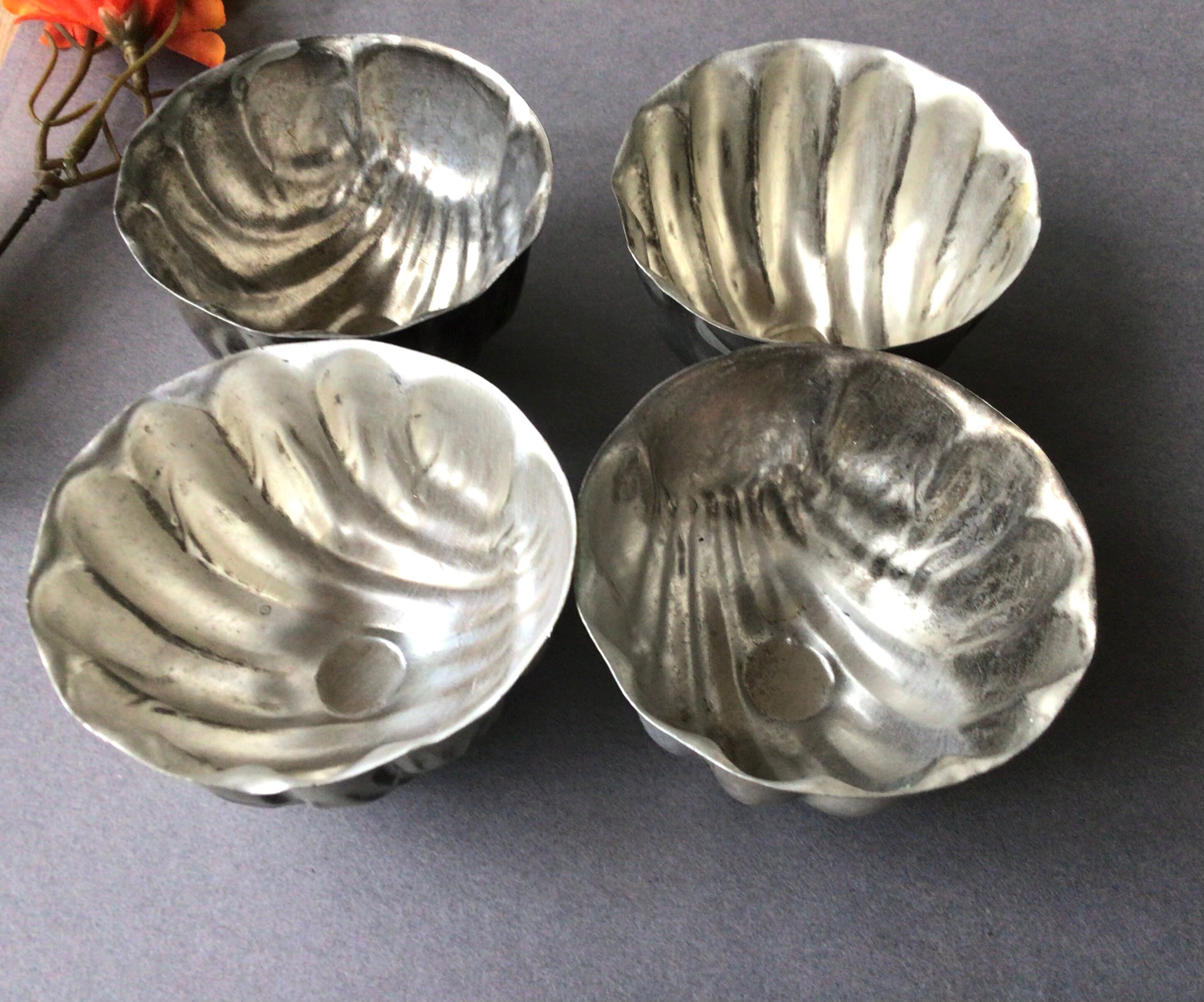 4 Antique Cake Pans 2.5 Vintage Cake Molds Vintage | Etsy