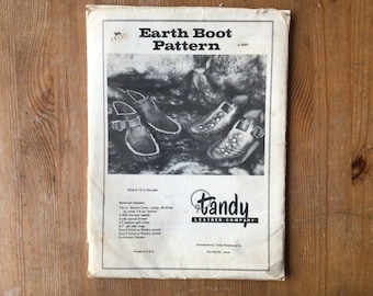Leather Moccasin Boot Pattern - Etsy