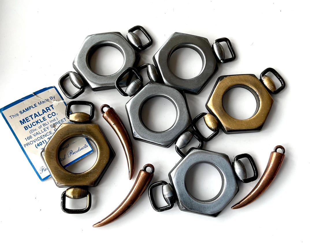 Buckle Connector Lot, Hardware for Bags, Metal Buckle Findings, Buckle ...