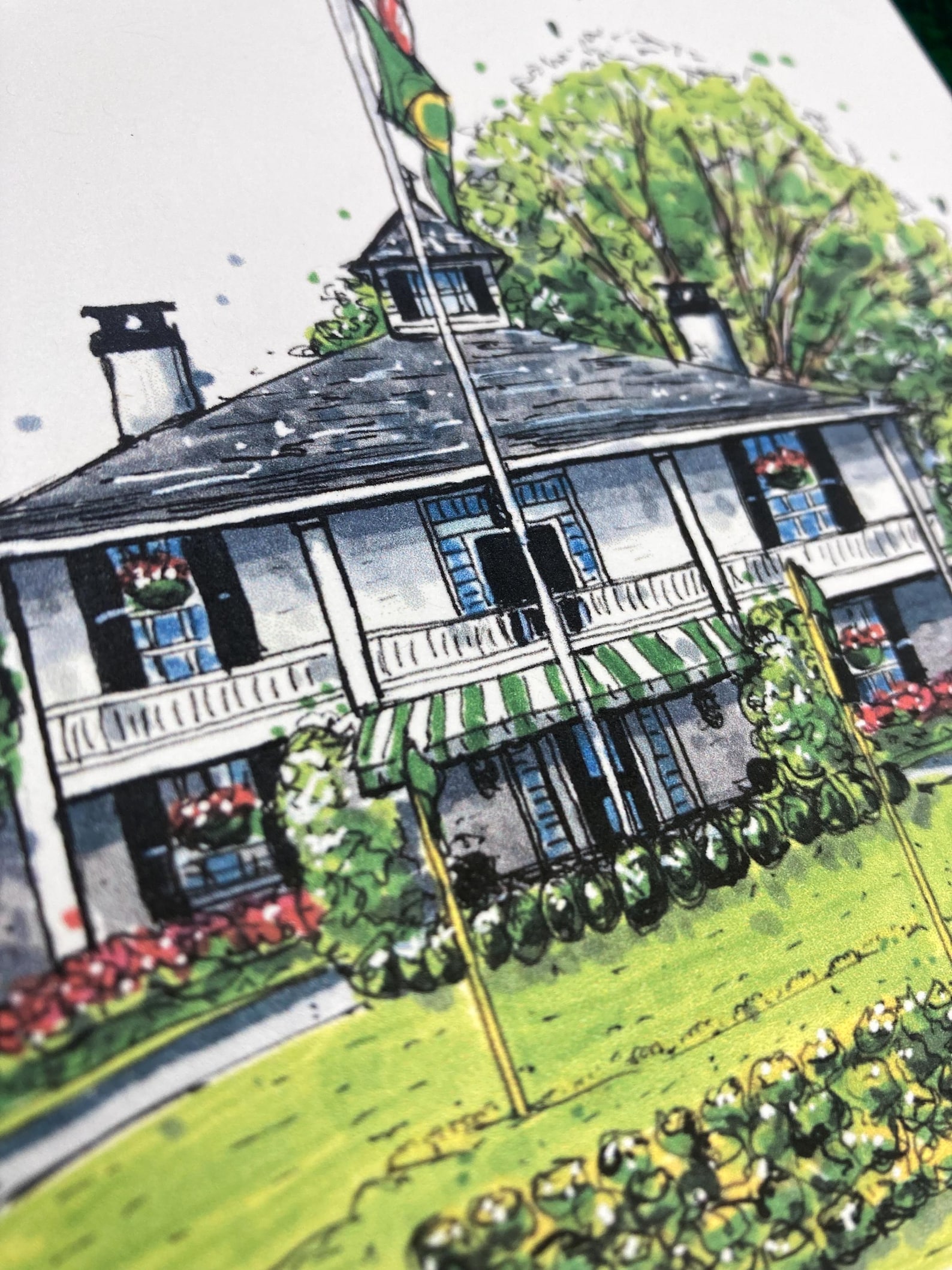 Augusta National Golf Club Art | the Masters | Original Marker Drawing ...