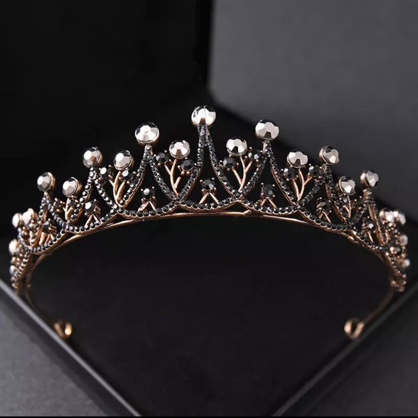 Black Tiara - Etsy