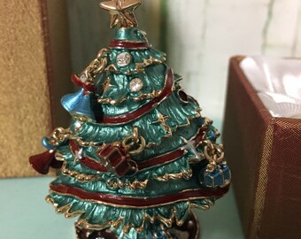 Christmas Tree Trinket Box - Etsy