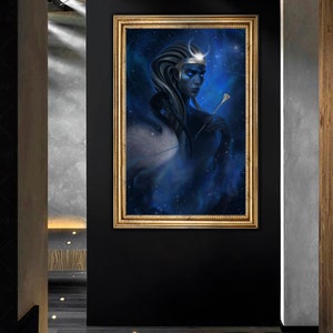 Thoth art Print Egyptian Mythology Painting God of Knowledge Wisdom ...