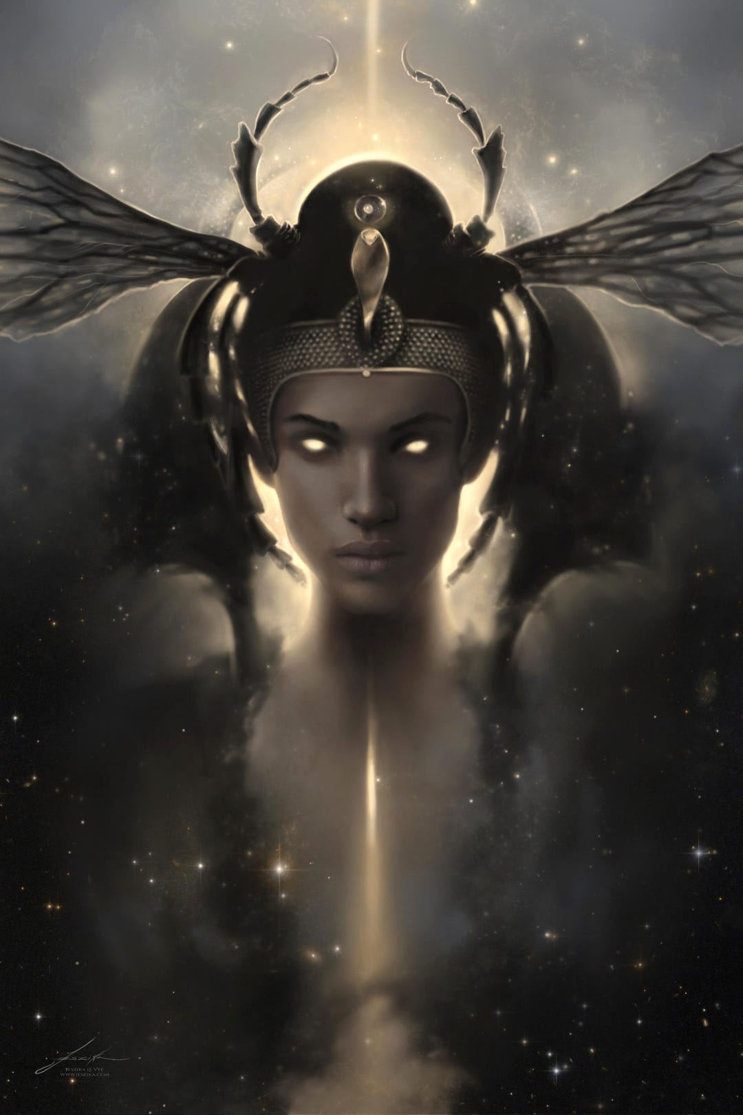 Khepra [art Print] Egyptian Mythology Painting - Scarab Sun God of ...