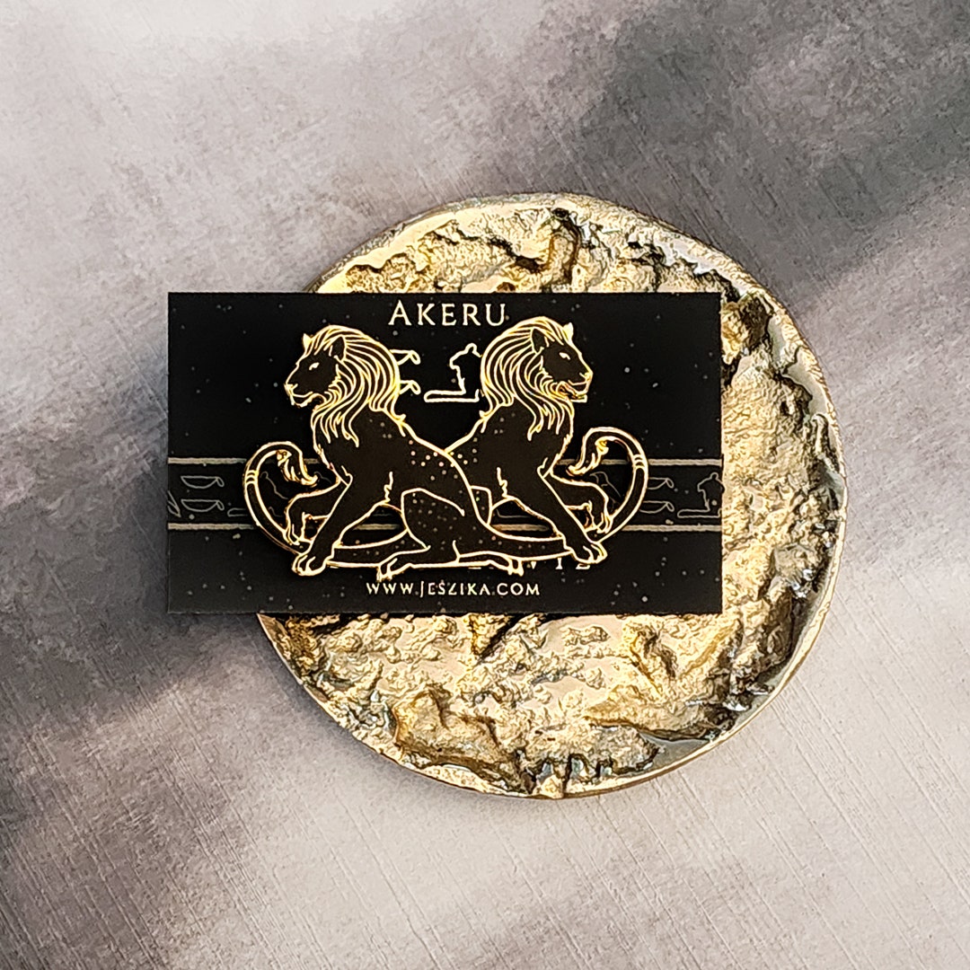Akeru Pin - Egyptian Mythology - Sphinx God of Yesterday and Tomorrow ...