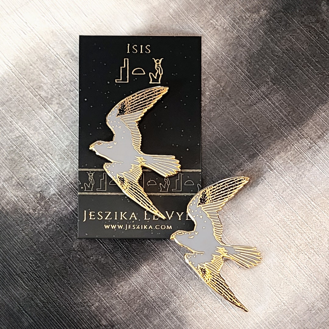 Isis Pin - Egyptian Mythology - Falcon Goddess of Magic Life ...