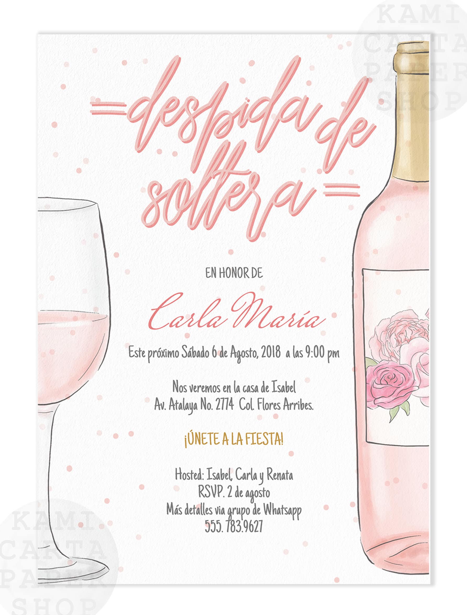 Invitacion Imprimible Personalizada Despedida De Soltera 10000 En ... Invitacion Imprimible Personalizada Despedida De Soltera 10000 En ...
