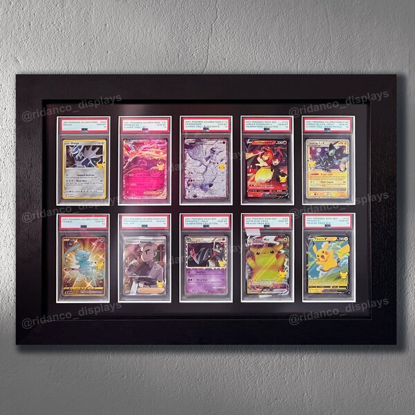 10 Card Display Case - Etsy