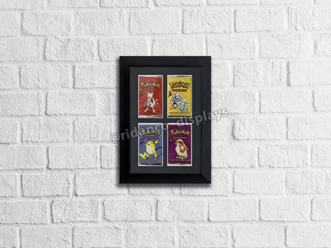 Black Booster Pack 4 Pack (2x2 Layout) Artset Frame With Optional UV ...