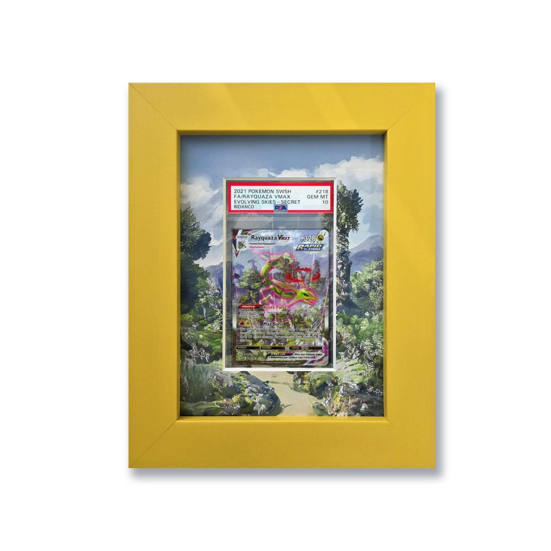 1 Graded Card Pokemon Rayquaza Vmax Extended Art Printed Pokemon Promo ...
