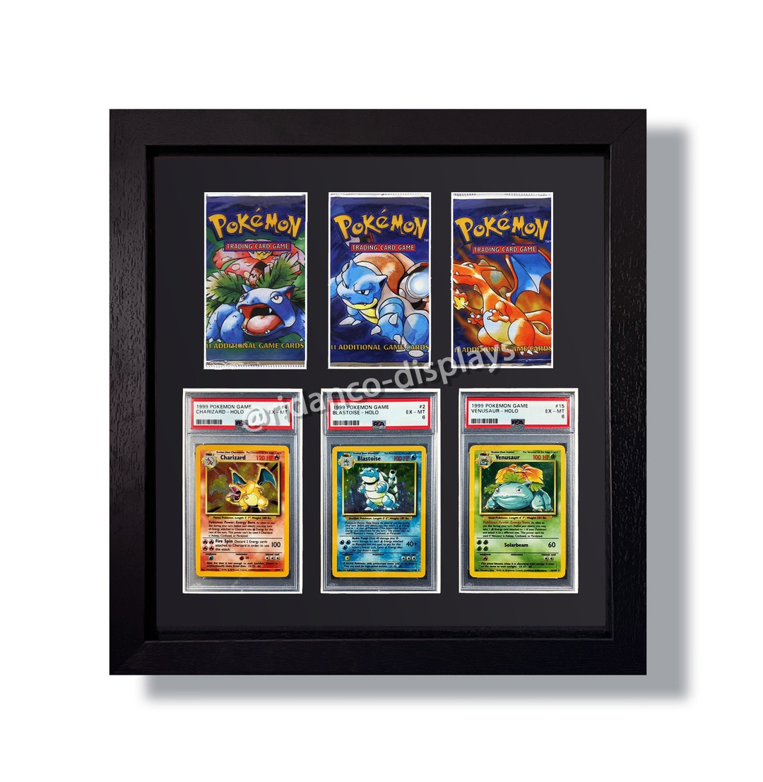 Combined 6 Booster and Slab Display Frame With UV Protection, Pack Art ...