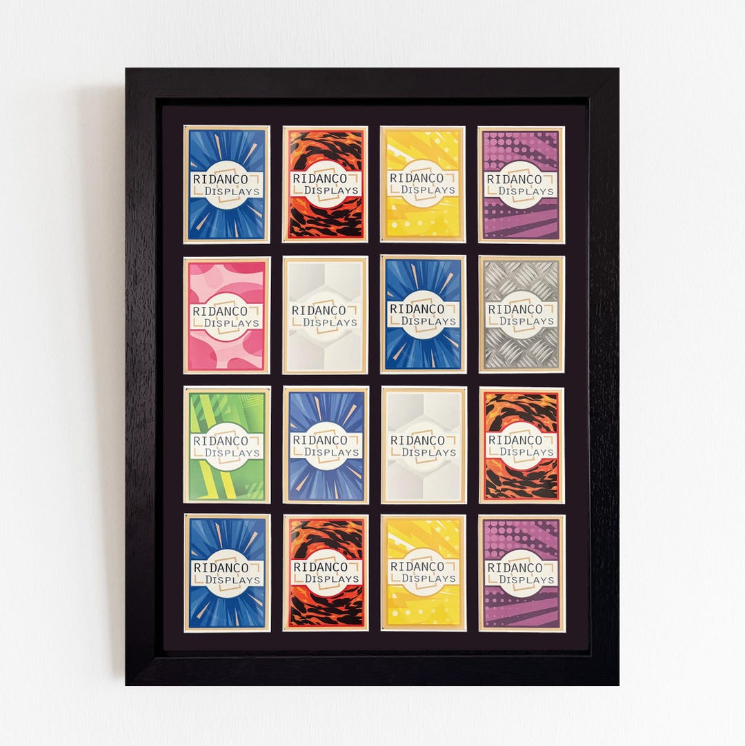 16 Trading Card Frame for Raw Cards With Optional UV Protection, Sports ...