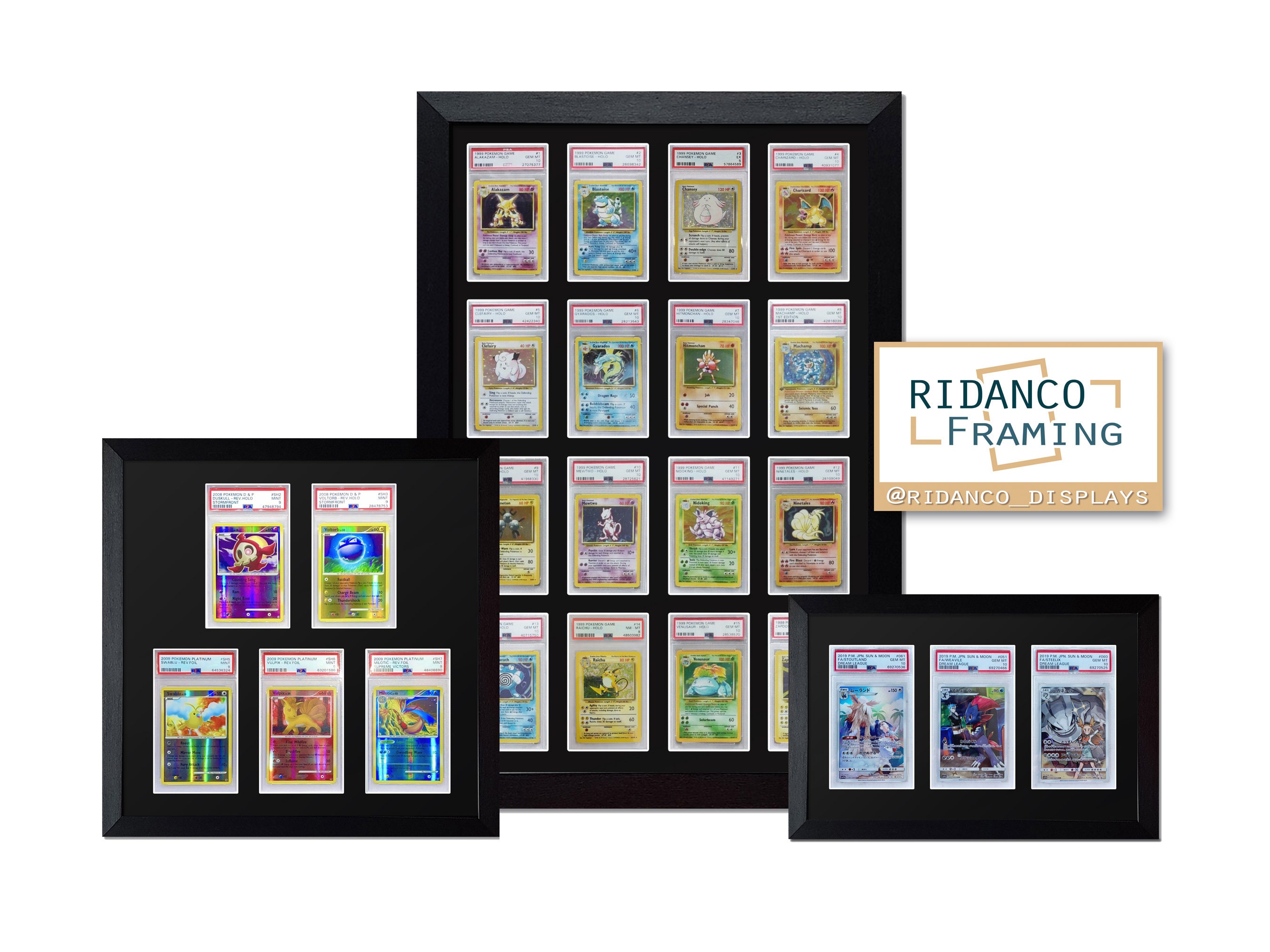 Graded Card Slab Frames With Optional UV Protection PSA - Etsy UK