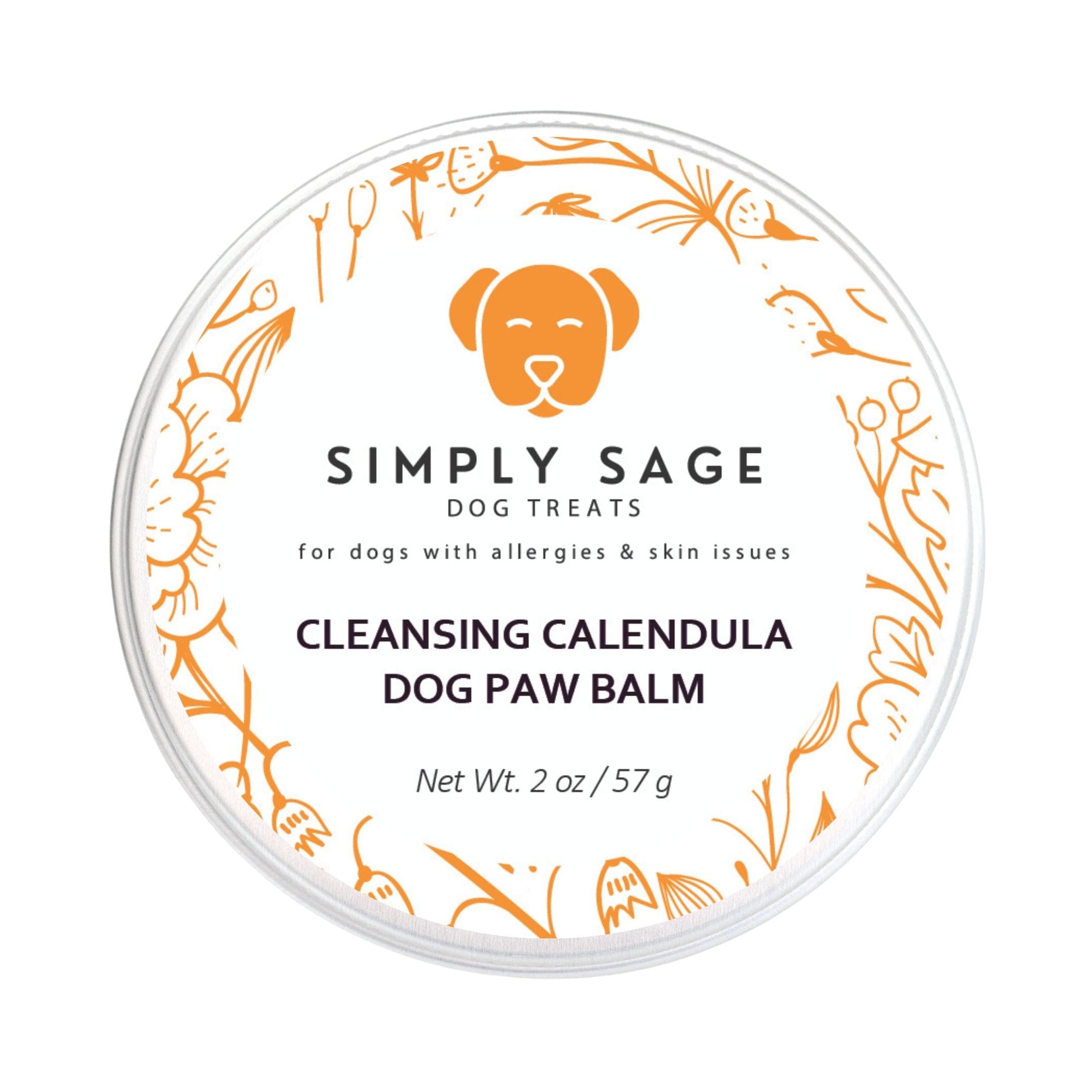 Calendula Dog Paw Balm, Paw Pad Care, Pet Wellness Supplies, Dog ...