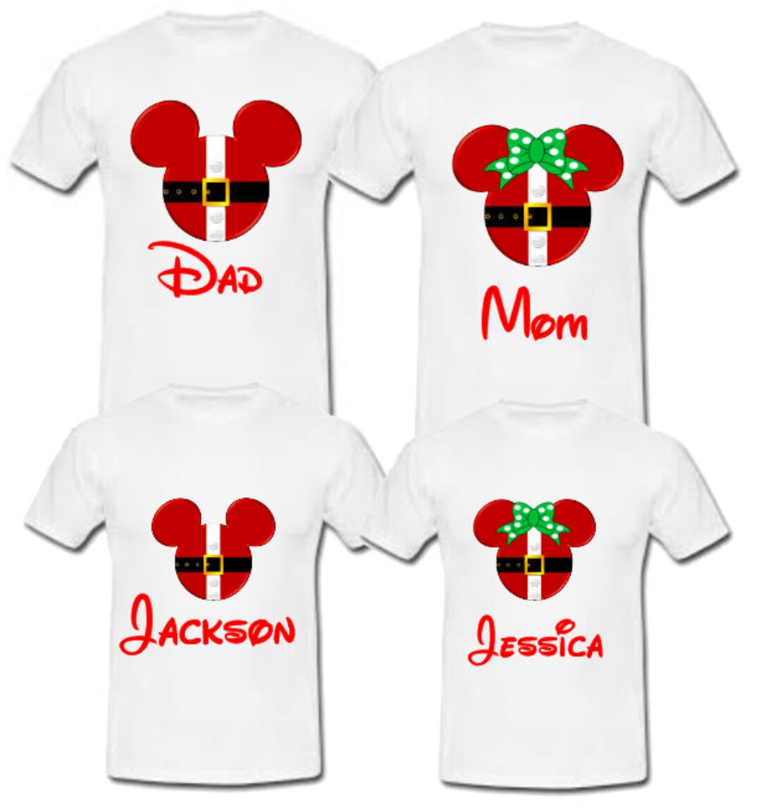 Mickey Mouse Inspired Christmas Shirts/ Disney Christmas - Etsy