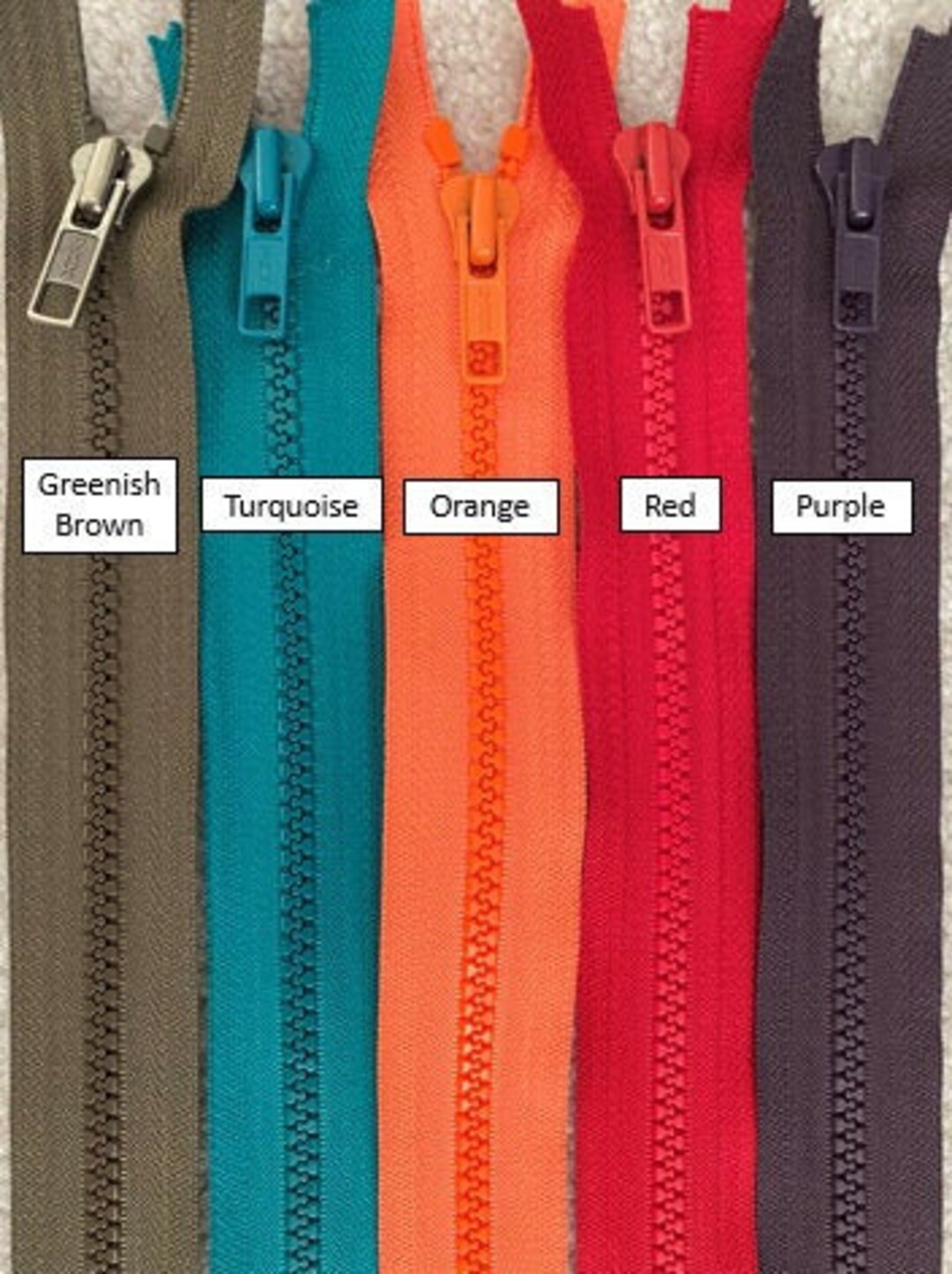 31 Inch One-way Separating High Quality Zippers - Etsy