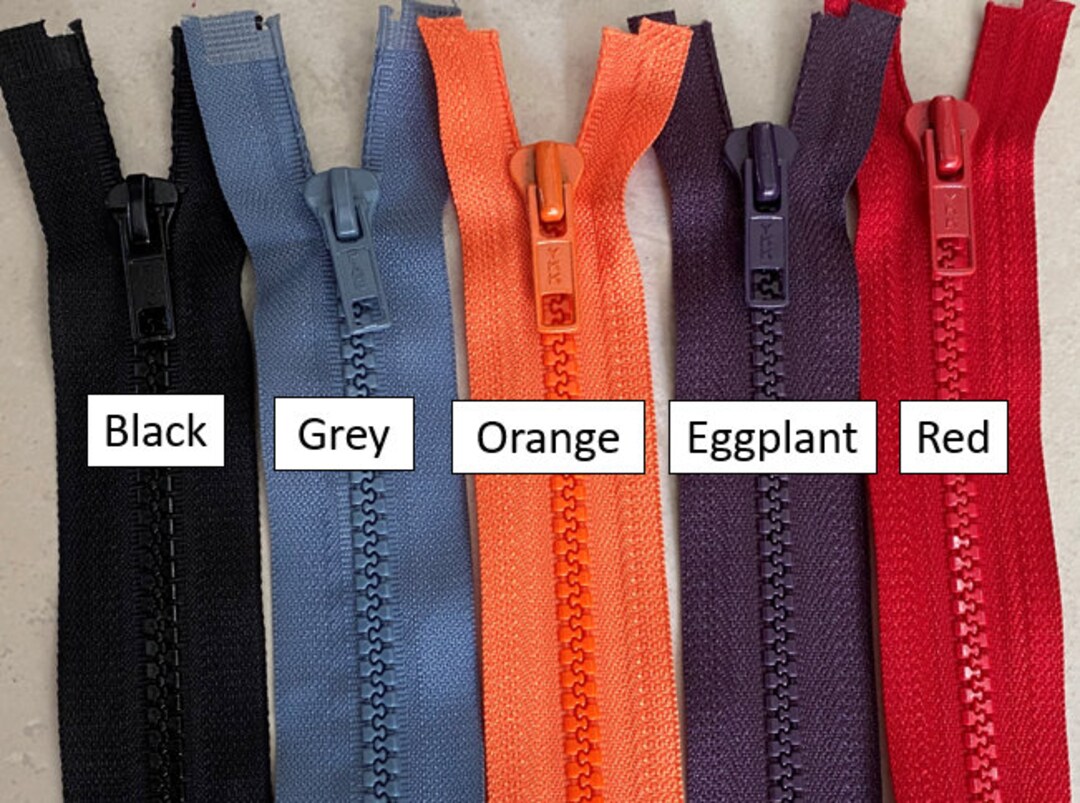 32 Inch One-way Separating High Quality Zippers. - Etsy