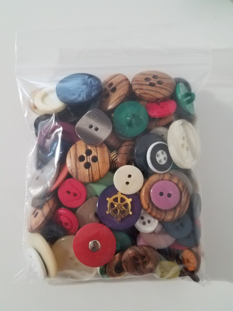 Vintage Assorted Buttons - Etsy
