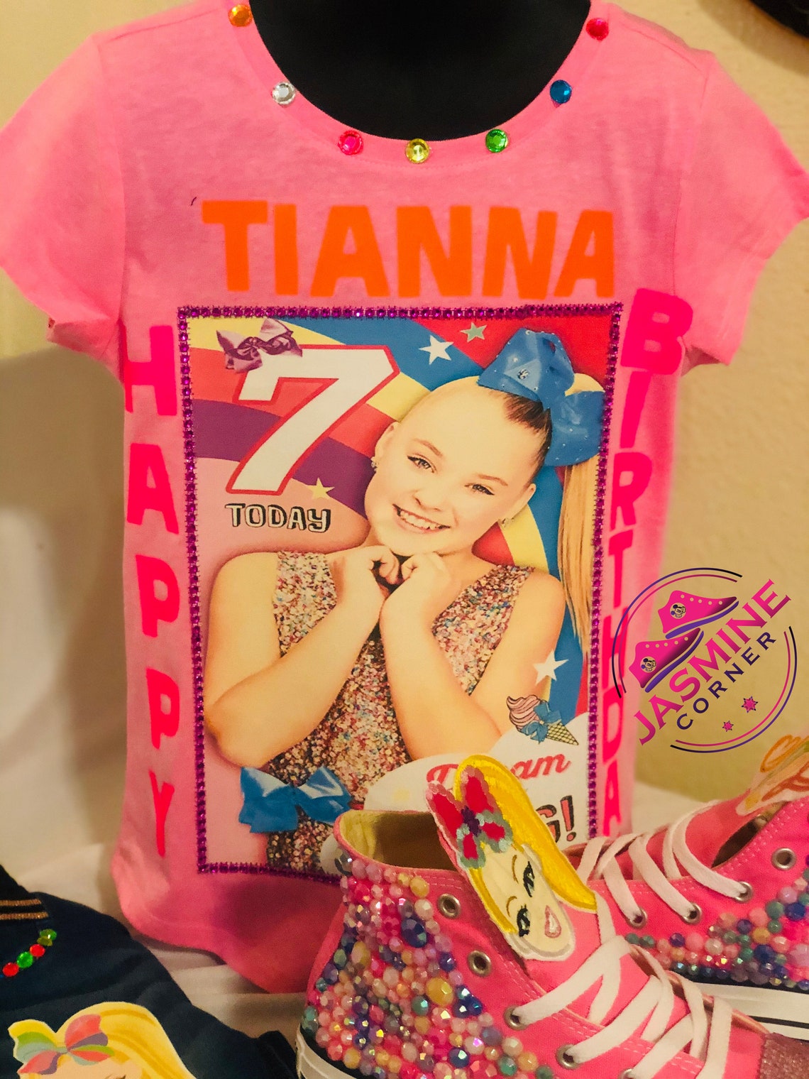 Custom JoJo Siwa Full Custom Outfit W/ Shoes and Shirt | Etsy