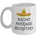Nacho Average Secretary Mug Funny Secretary Gift Gifts for Coworkers ...