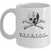 Freemason Coffee Mug - Masonic V.I.T.R.I.O.L. Symbol VITRIOL Skull and ...